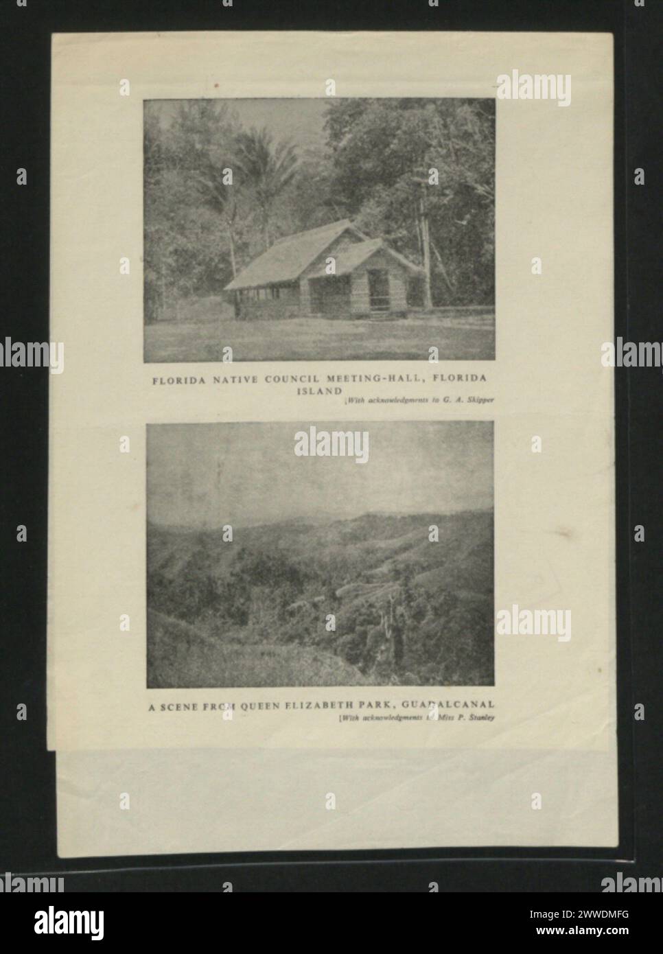 Description: Florida Native Council Meeting-Hall, Florida Island ...