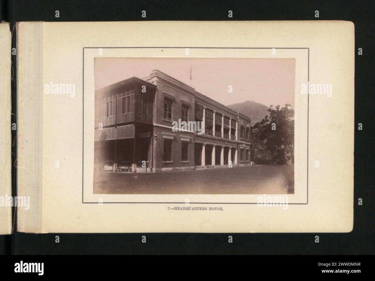 Headquarters House in Hong Kong, 1897, showing colonial-era ...
