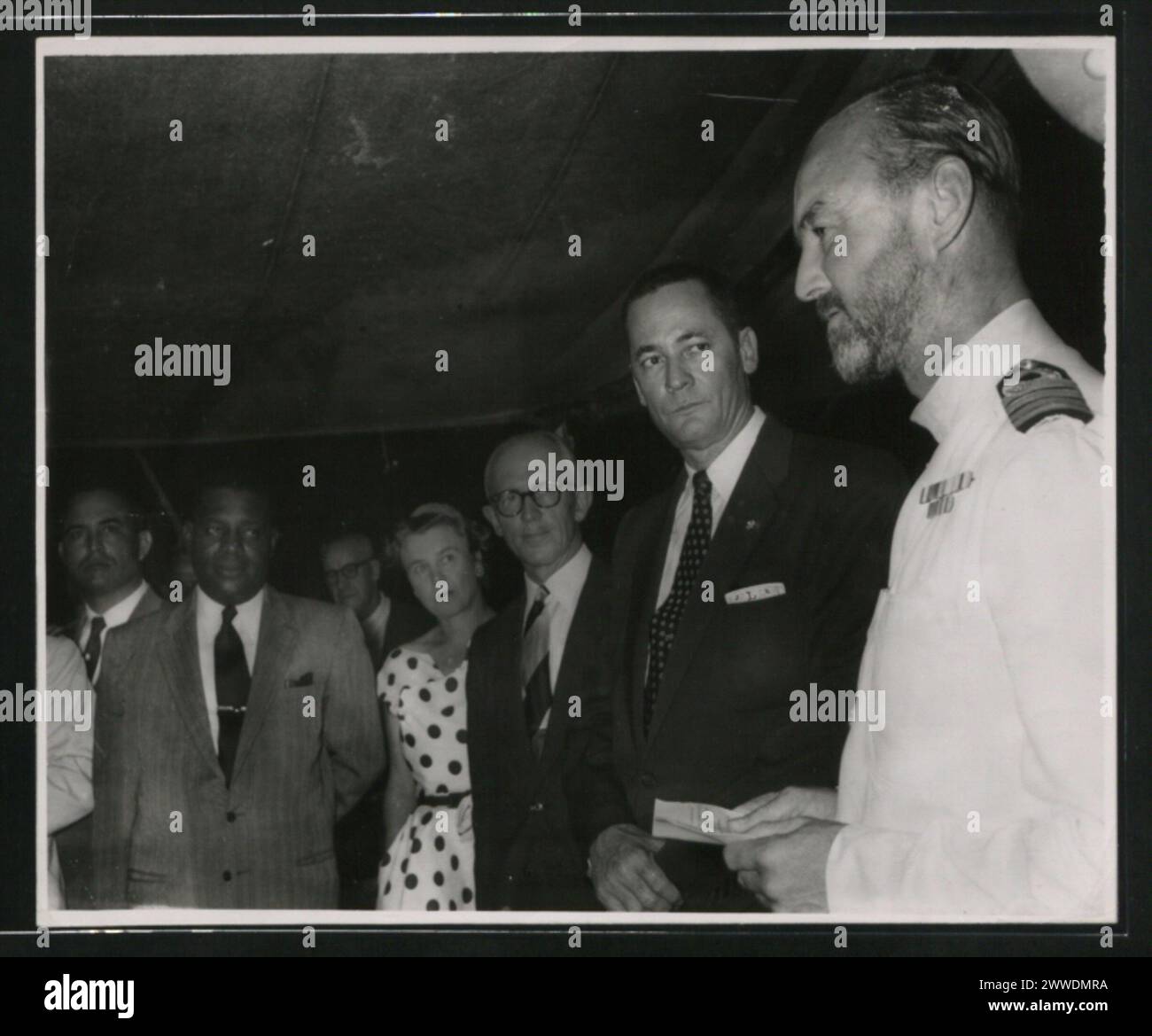 Description: Captain R.H. Connell replying to the address by Monsieur ...