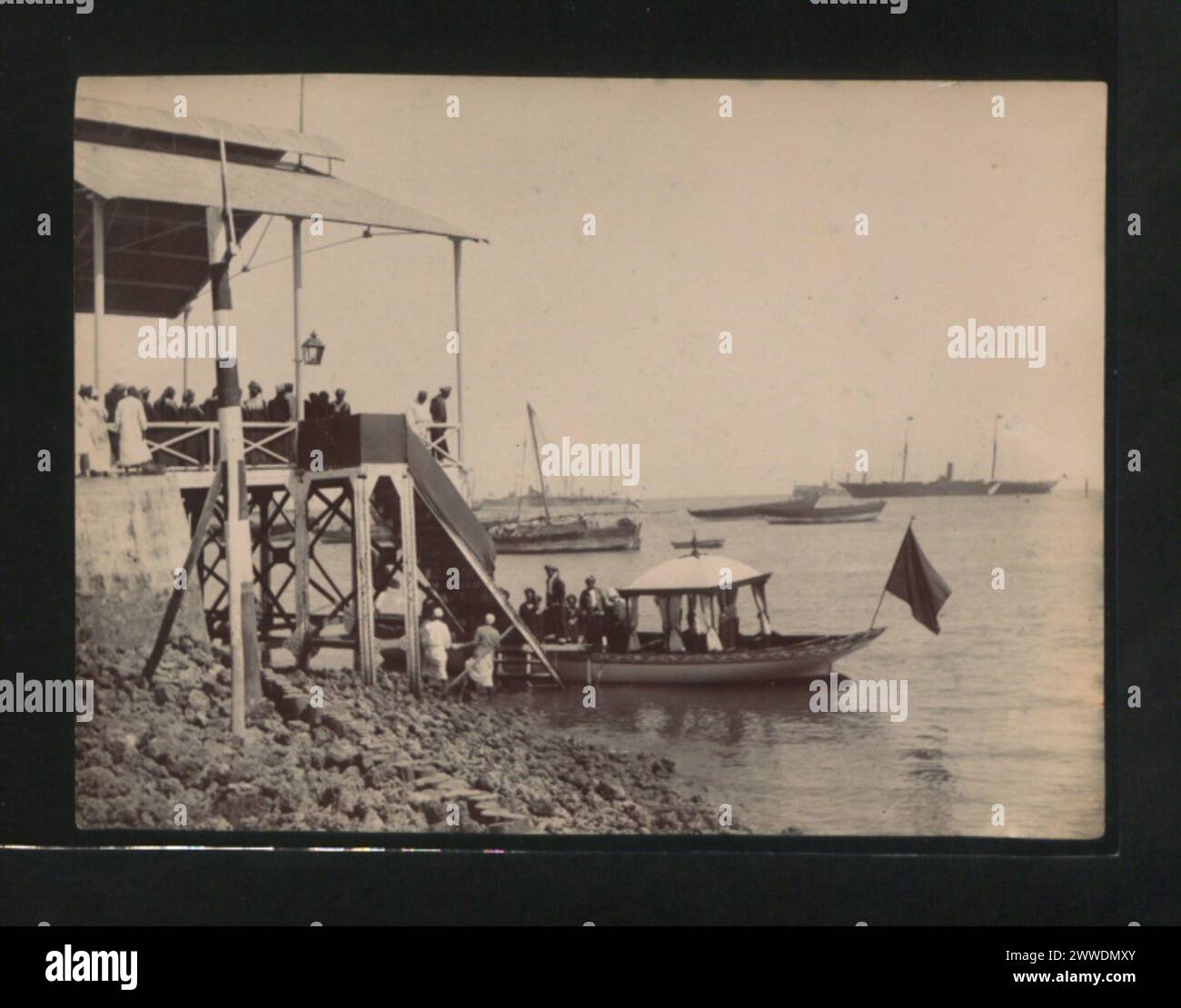 Description: Sultan Hamed bin Mohammed (Aug 1896-1911) returning from a ...