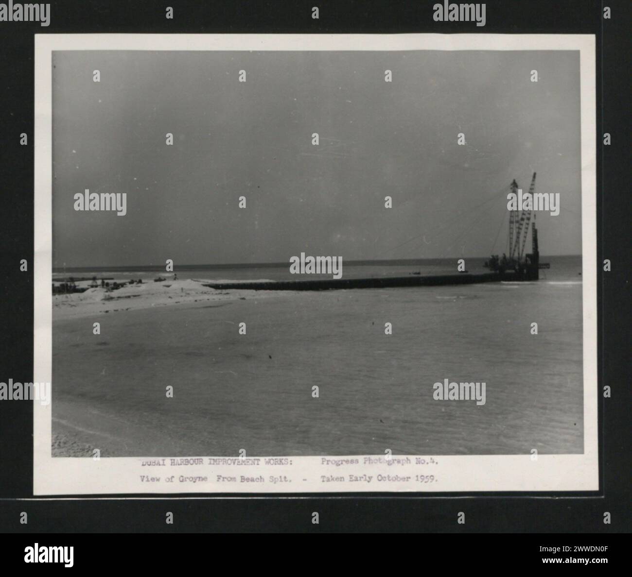 Description: Dubai Harbour Improvement Works: Progress Photograph No.4 ...
