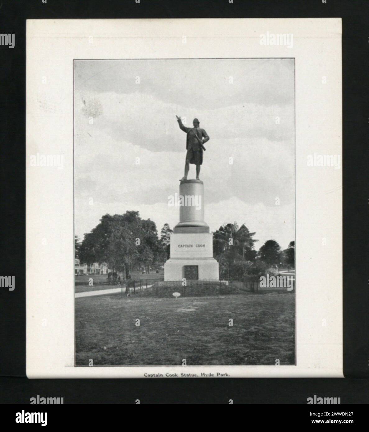 Description: Captain Cook Statue, Hyde Park. Location: Sydney ...