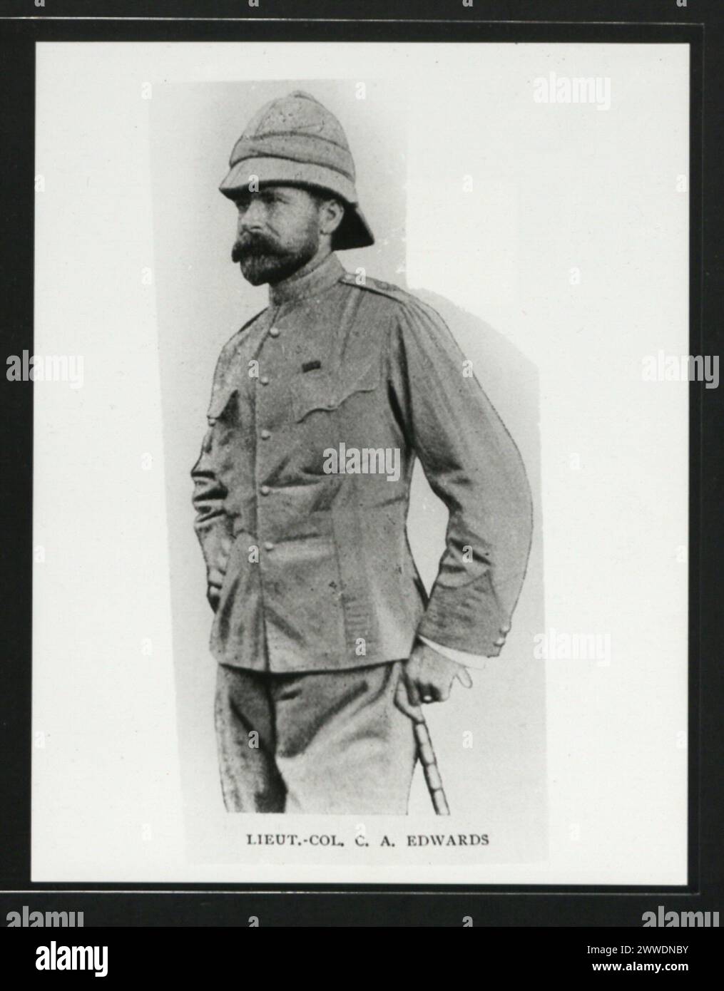 Description: Lieutenant.-Colonel. C. A. Edwards Photo Taken from ...