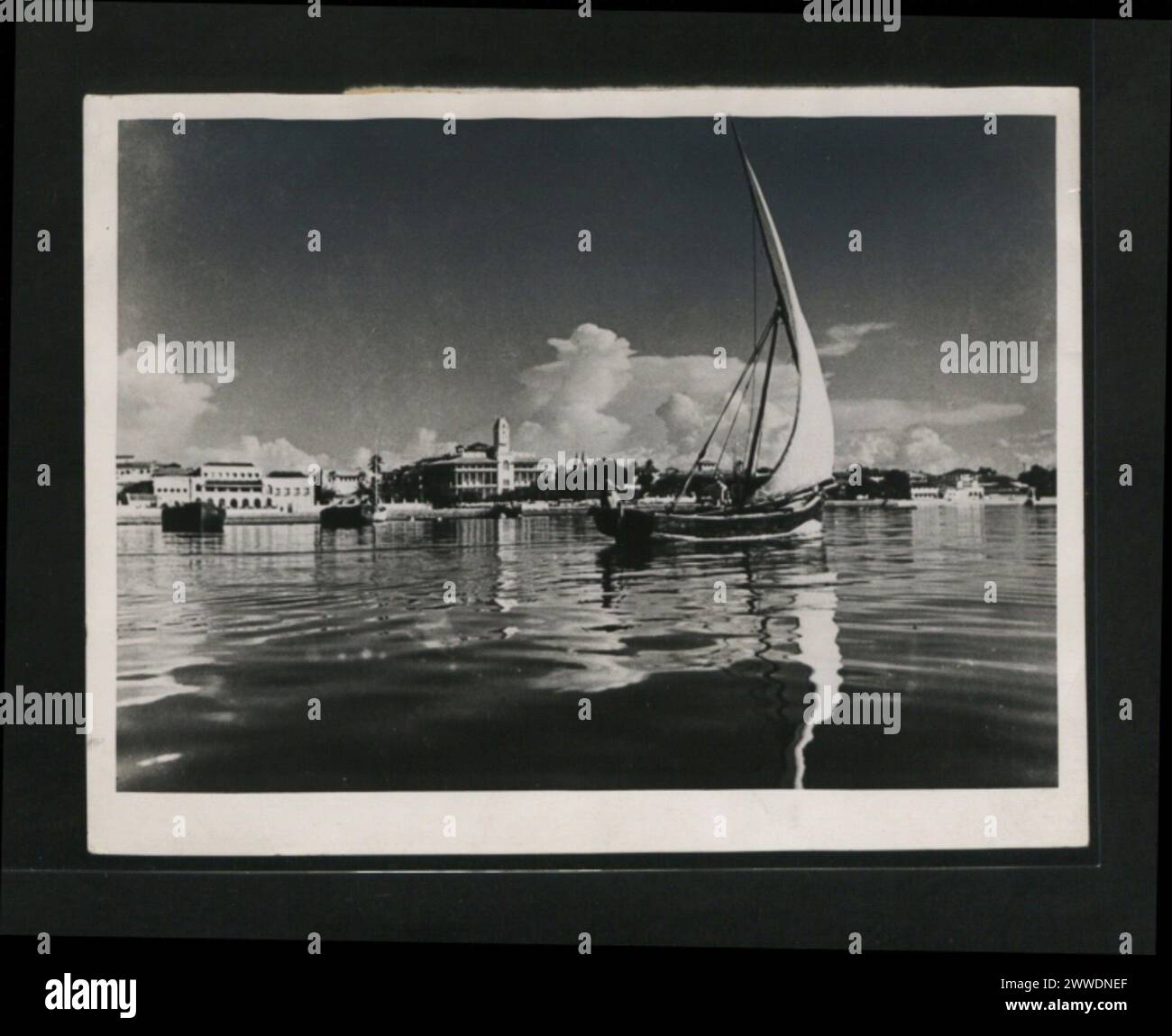 Description: A Fishing Dhow. Acknowledgement Mr. G. Slater. africa ...