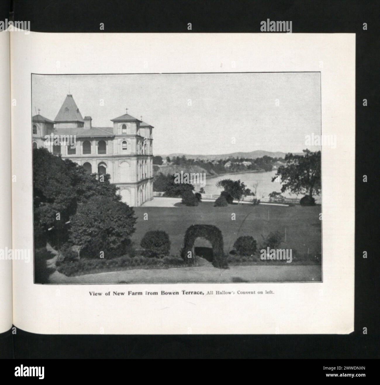 Description: View of New Farm from Bowen Terrace, All Hallow's Convent ...