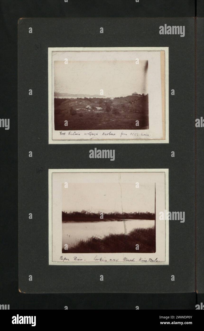 Description: Fort Victoria & Gaya Harbour from O.C.C's house ...