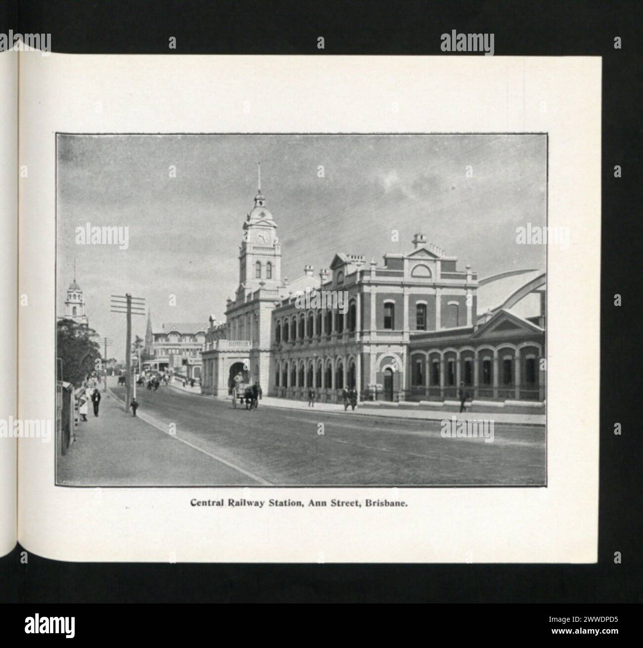 Central Railway Station on Ann Street in Brisbane, Australia, showing ...