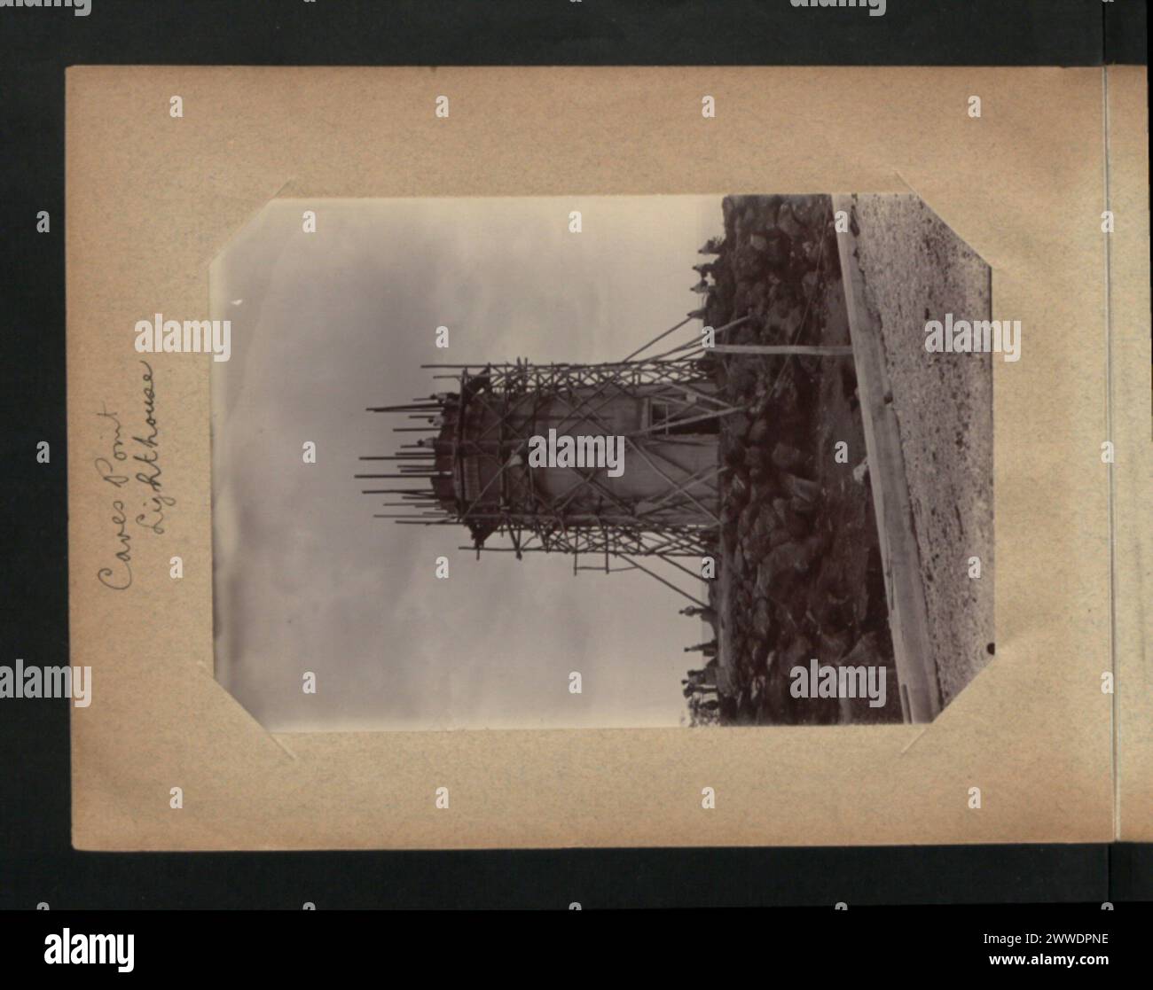 Description: Caves Point Lighthouse Location: Mauritius Date: 1905-1910 ...