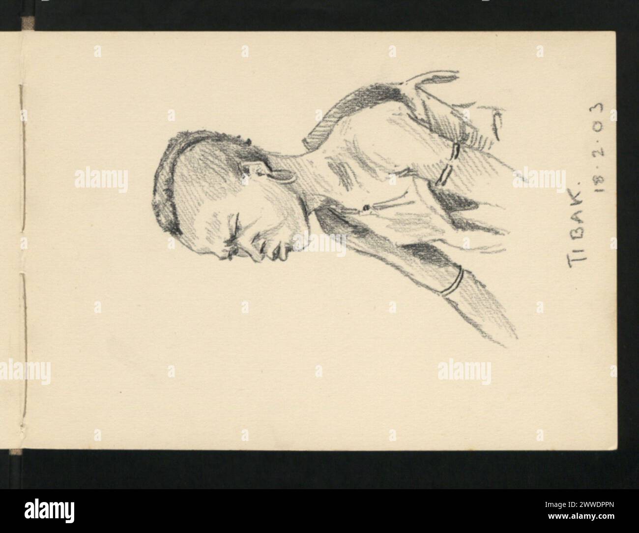 Photograph or record of Ti Bak in South Africa, dated 18 February 1903 ...
