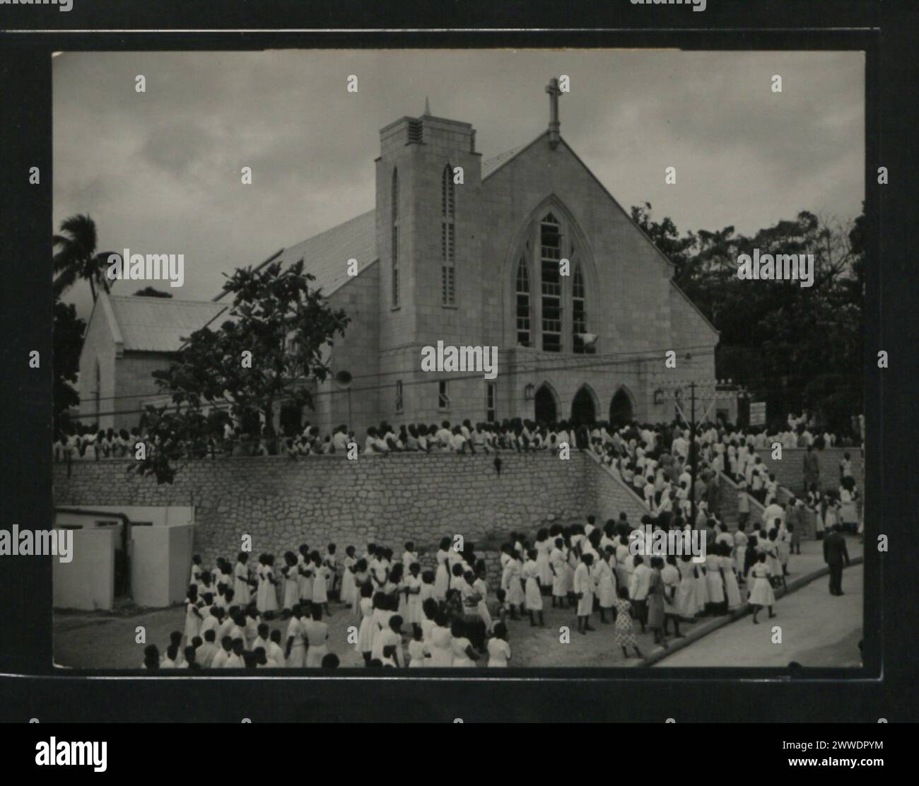 Description: Official opening of Methodist Centenary church, Suva ...