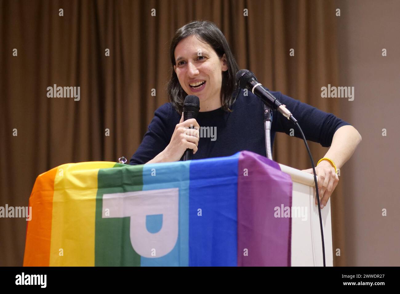 Bergamo Bergamo, Italy Italy. 23rd Mar, 2024. Elly Schlein, secretary ...