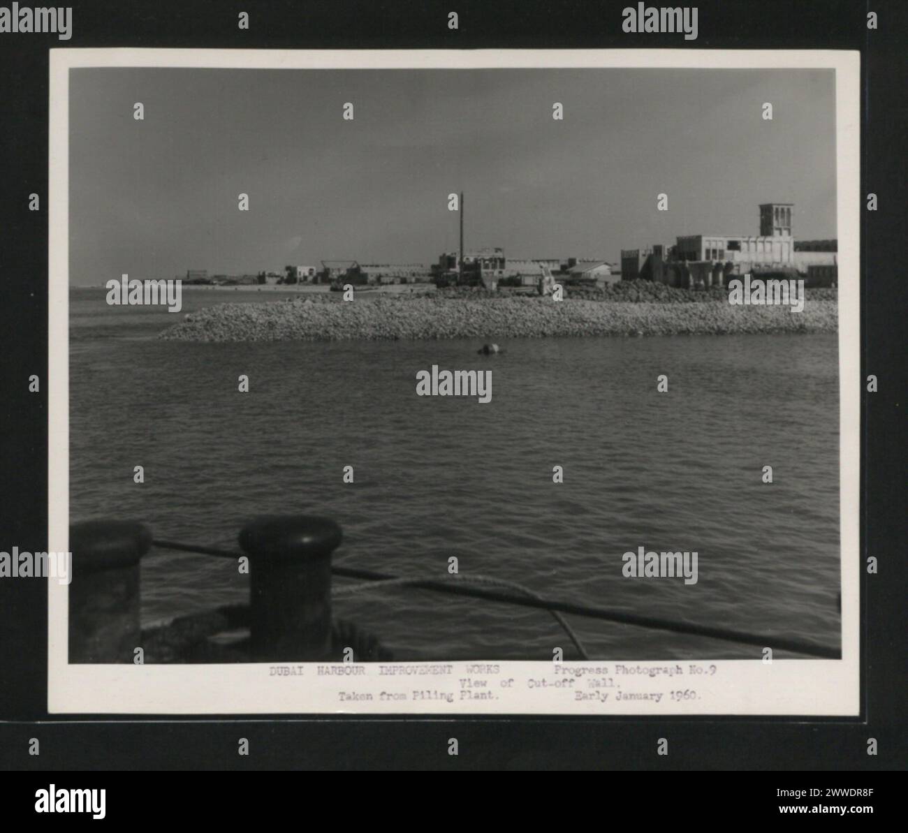 Description: Dubai Harbour Improvement Works: Progress Photograph No.9 ...