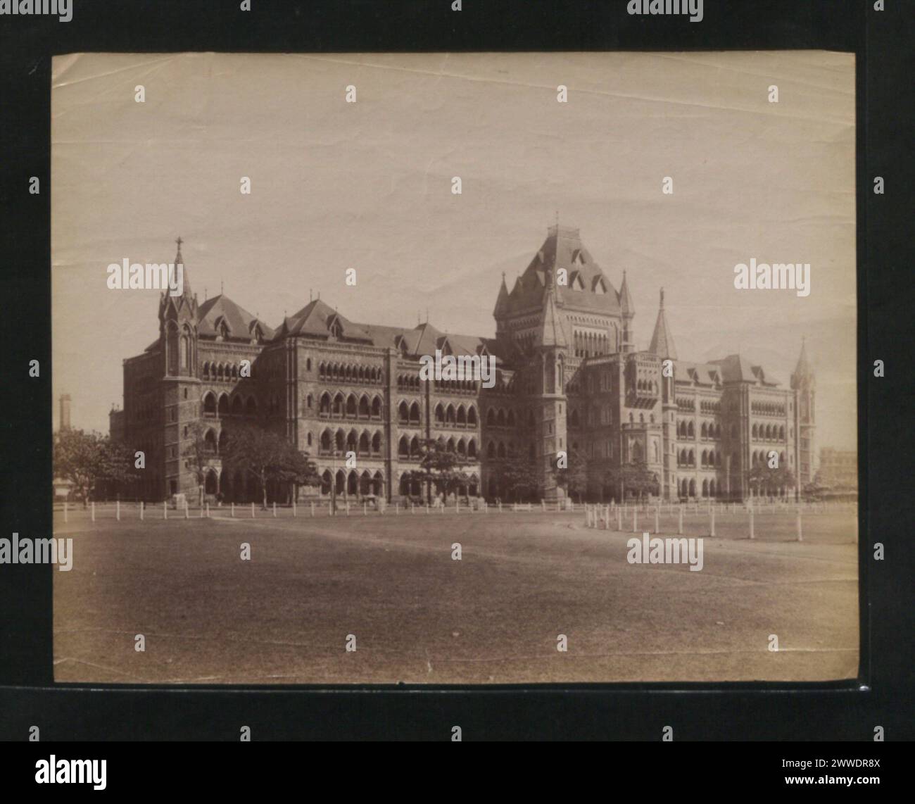 The Bombay High Court building in Mumbai, India, constructed and ...