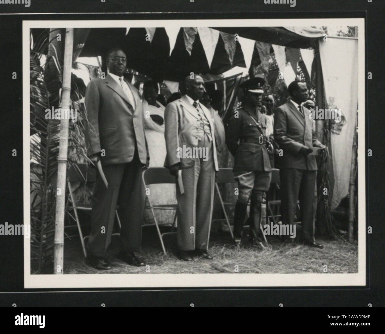 Description: From left to right. The Omugabe of Ankole, the Omukana of ...