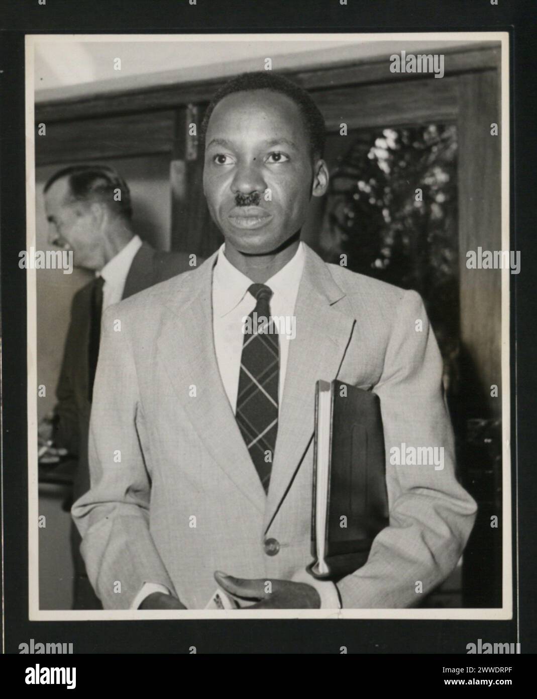 Description: Mr. Julius Kambarage Nyerere, leader of the Elected ...
