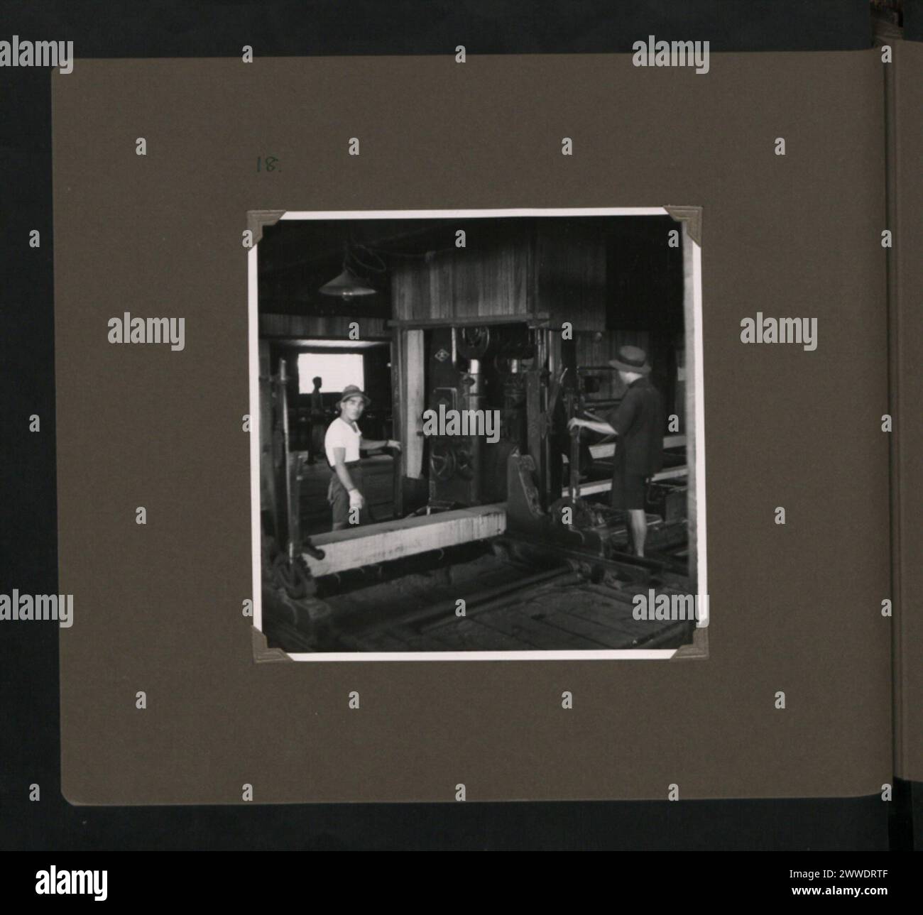 Description: Messrs. North Borneo Trading Company's 60" band saw at ...