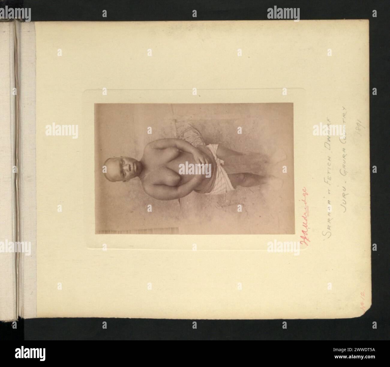 Description: Saraka or Fetich Dwarf. Juru, Goura Country. Photographs ...