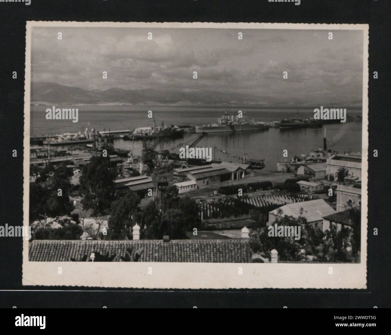 Description: H.M. Dockyard and Admiralty Harbour. Location: Gibraltar ...