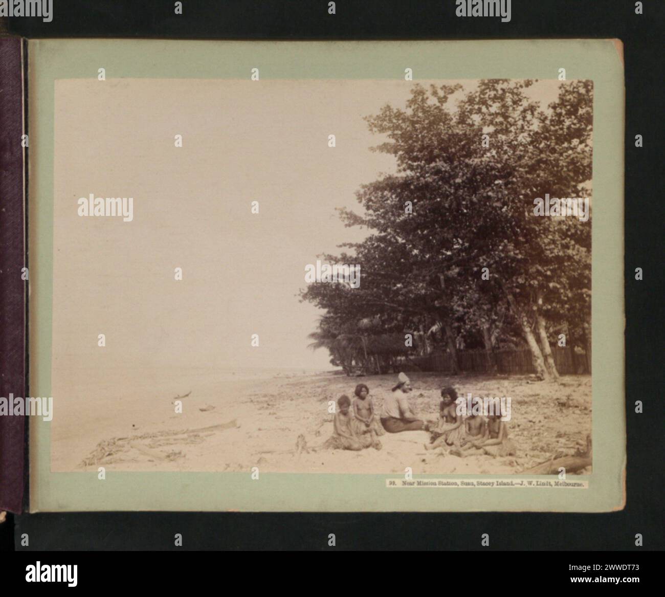 Description: Near Mission Station, Susu, Stacey Island.-J.W. Lindt ...