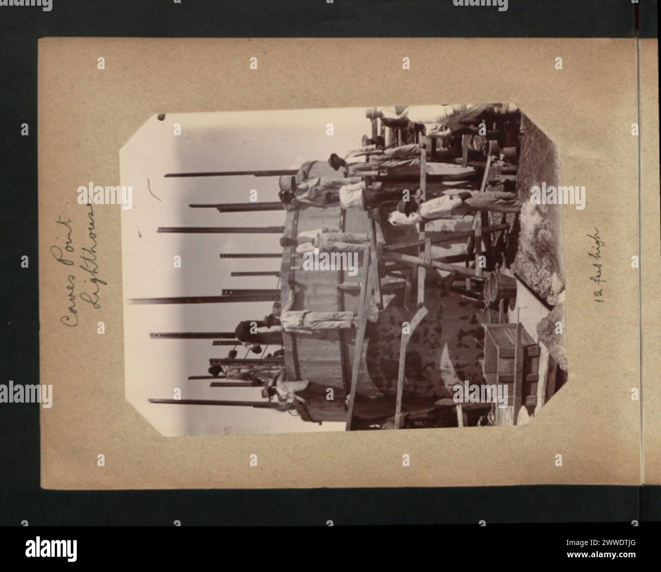 Description: Caves Point Lighthouse. 12 feet high Location: Mauritius ...