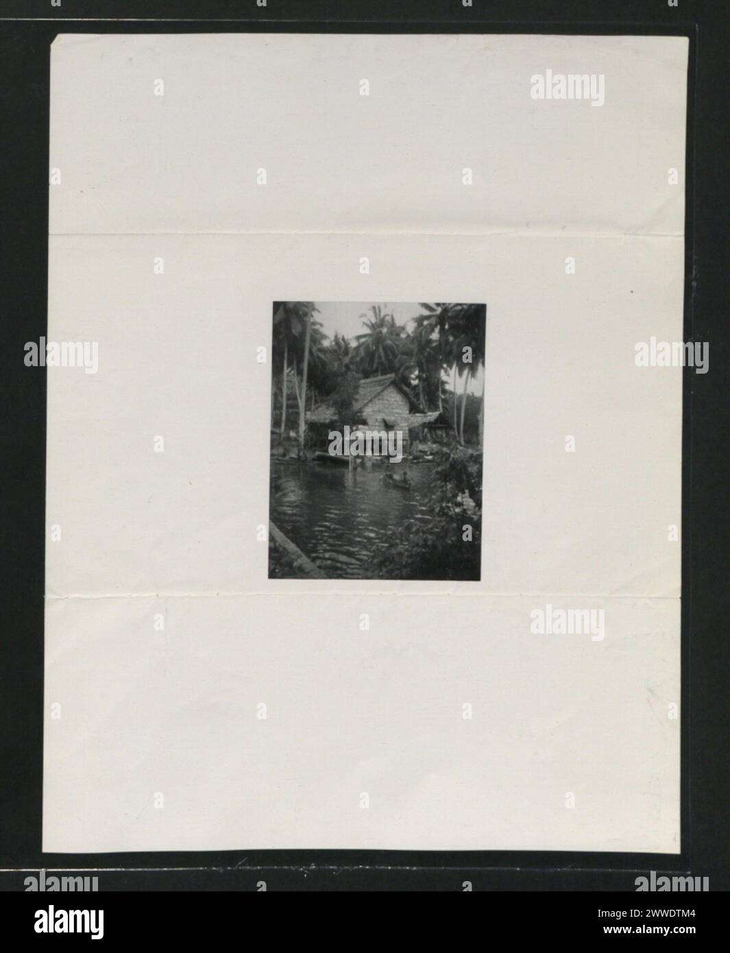 General view of the Solomon Islands in Oceania, showing island ...