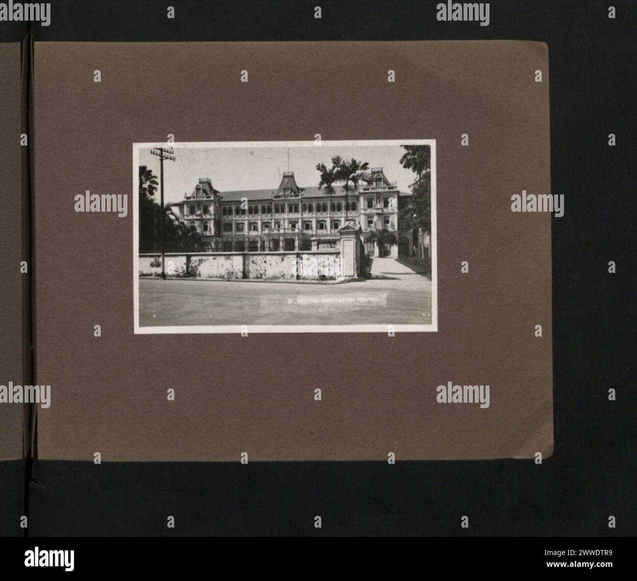 Description: St Xavier's Institution, Penang. Location: Penang, Malaya ...