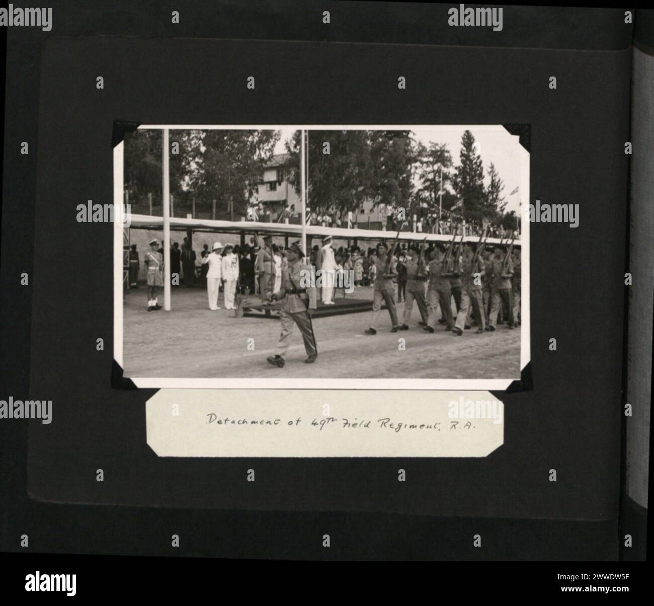 Description: Detachment of 49th field Regiment. R.A. Location: Cyprus ...
