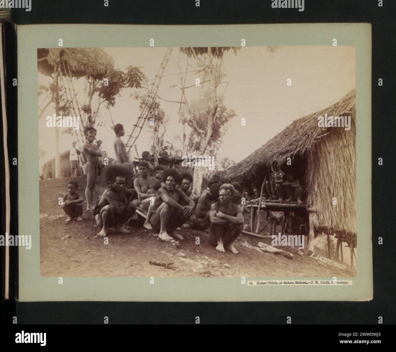 Description: Koiari Chiefs, at Sadera Makera.-J.W. Lindt, Melbourne ...