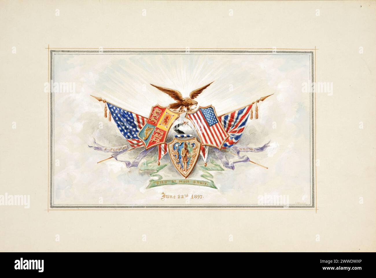 Queen victoria handwriting hi-res stock photography and images - Alamy