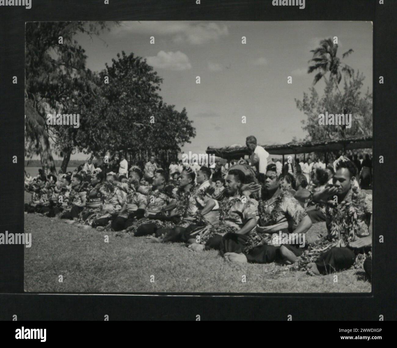Traditional Tongan dancers perform during a cultural event in Tonga ...