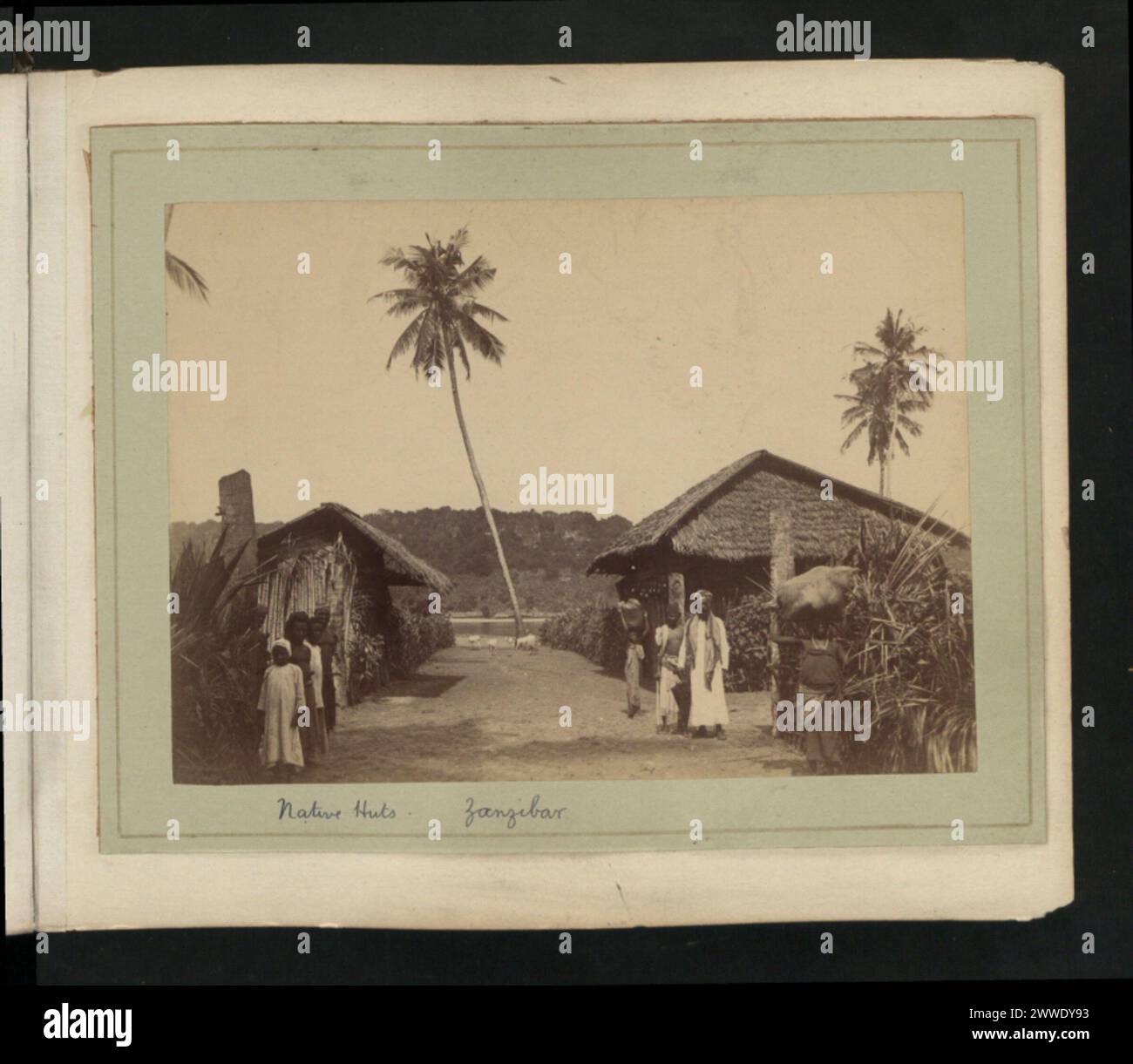 Description: Native Huts Zanzibar Location: Chake Chake, Pemba, Zanzibar pemba, africa Stock ...