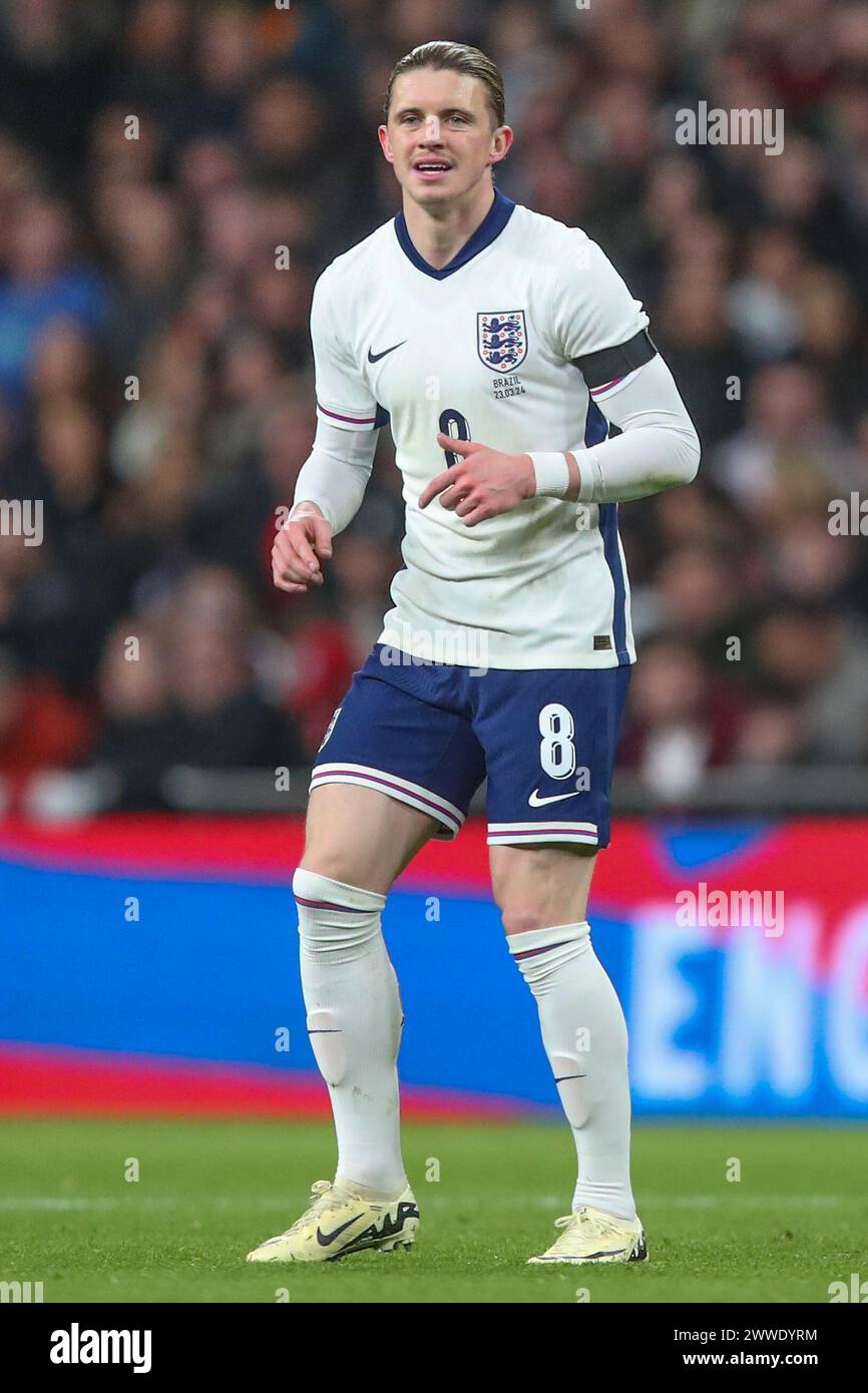 Conor Gallagher of England during the International Friendly match ...