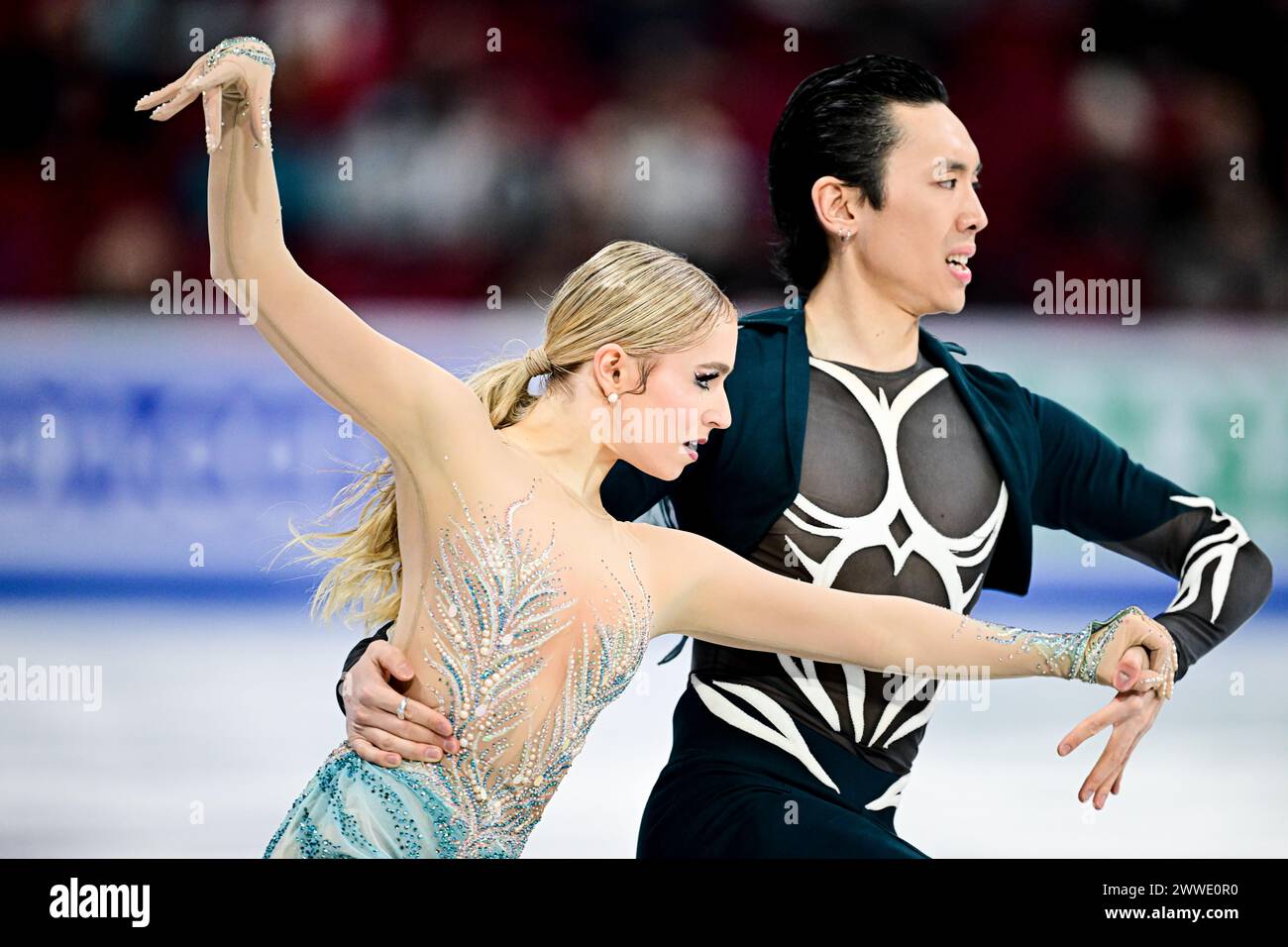 Holly HARRIS & Jason CHAN (AUS), during Ice Dance Free Dance, at the ...
