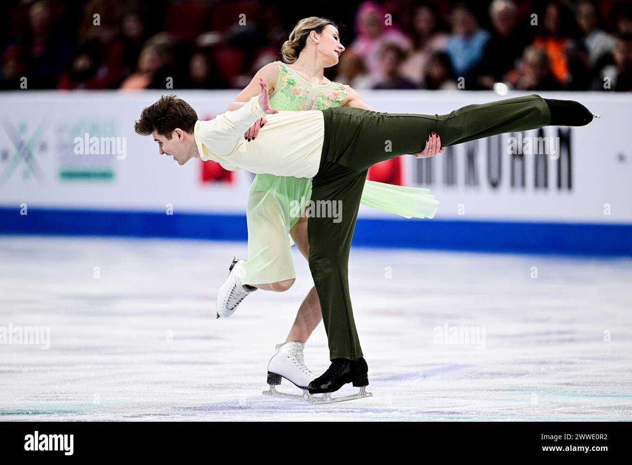 Carolane SOUCISSE & Shane FIRUS (IRL), during Ice Dance Free Dance, at ...
