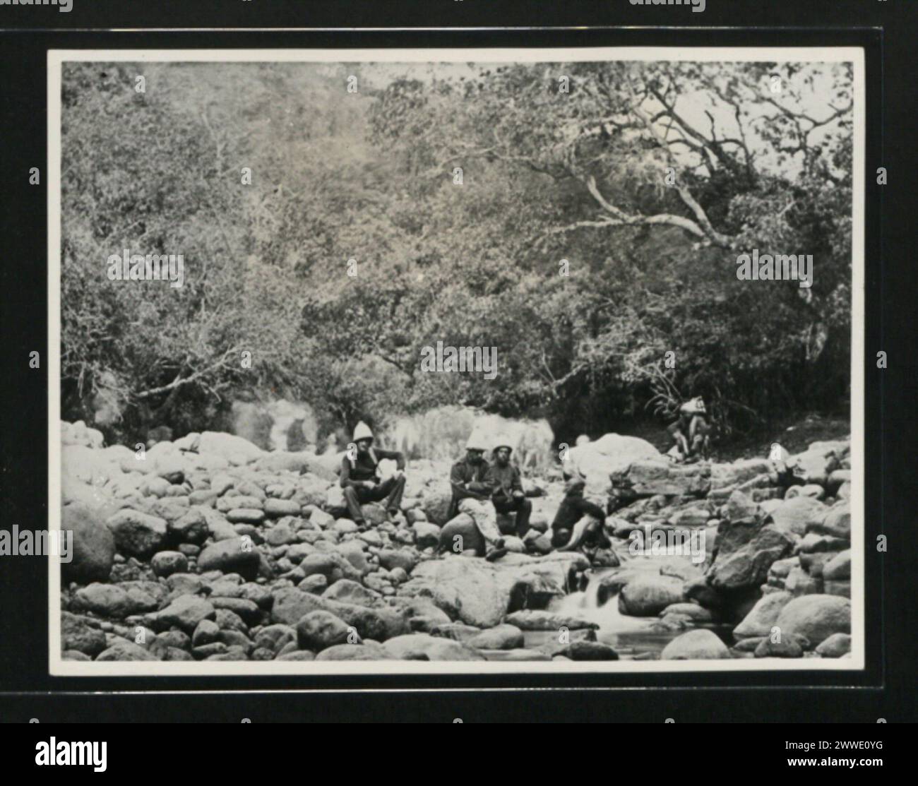 Description: Photograph taken by 10 field company Royal Engineers ...
