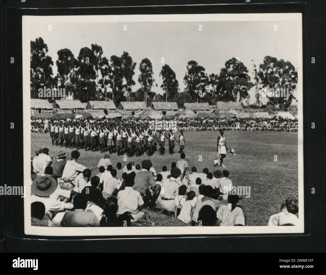 British official photograph of the Baden-Powell Memorial Rally in Nyeri ...
