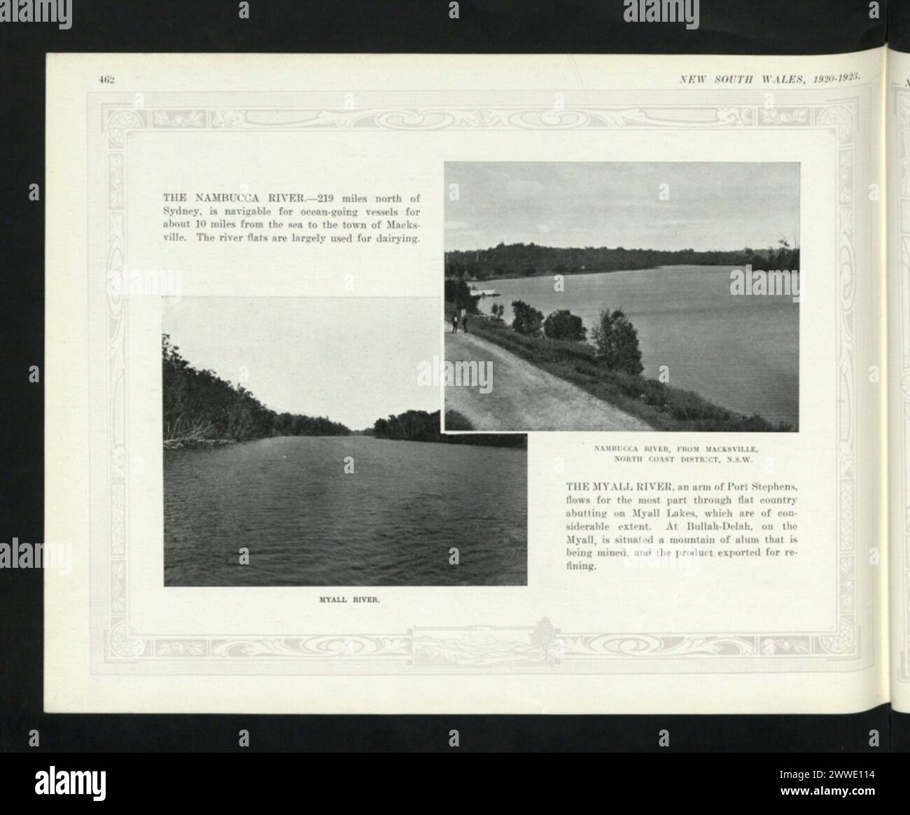 Description: Nambucca river, from Macksville, North Coast District, N.S ...