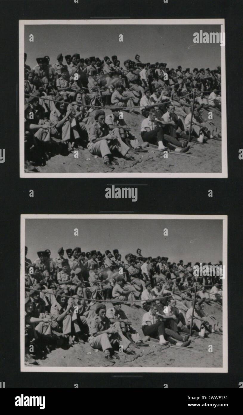 Description: Photographs of the Cavalry Regiment annual sports at Samakh, Palestine Location ...