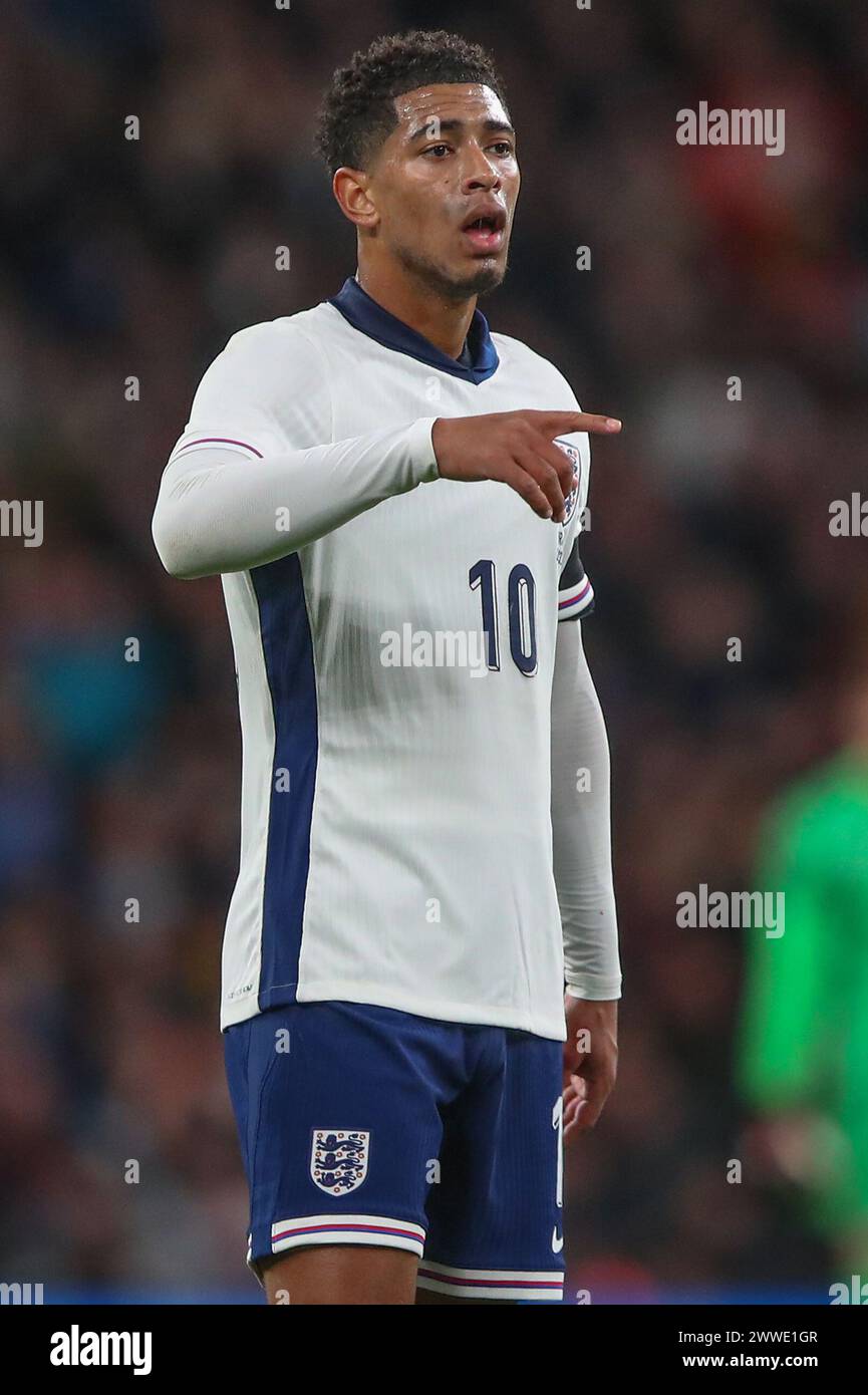 Jude Bellingham of England during the International Friendly match ...