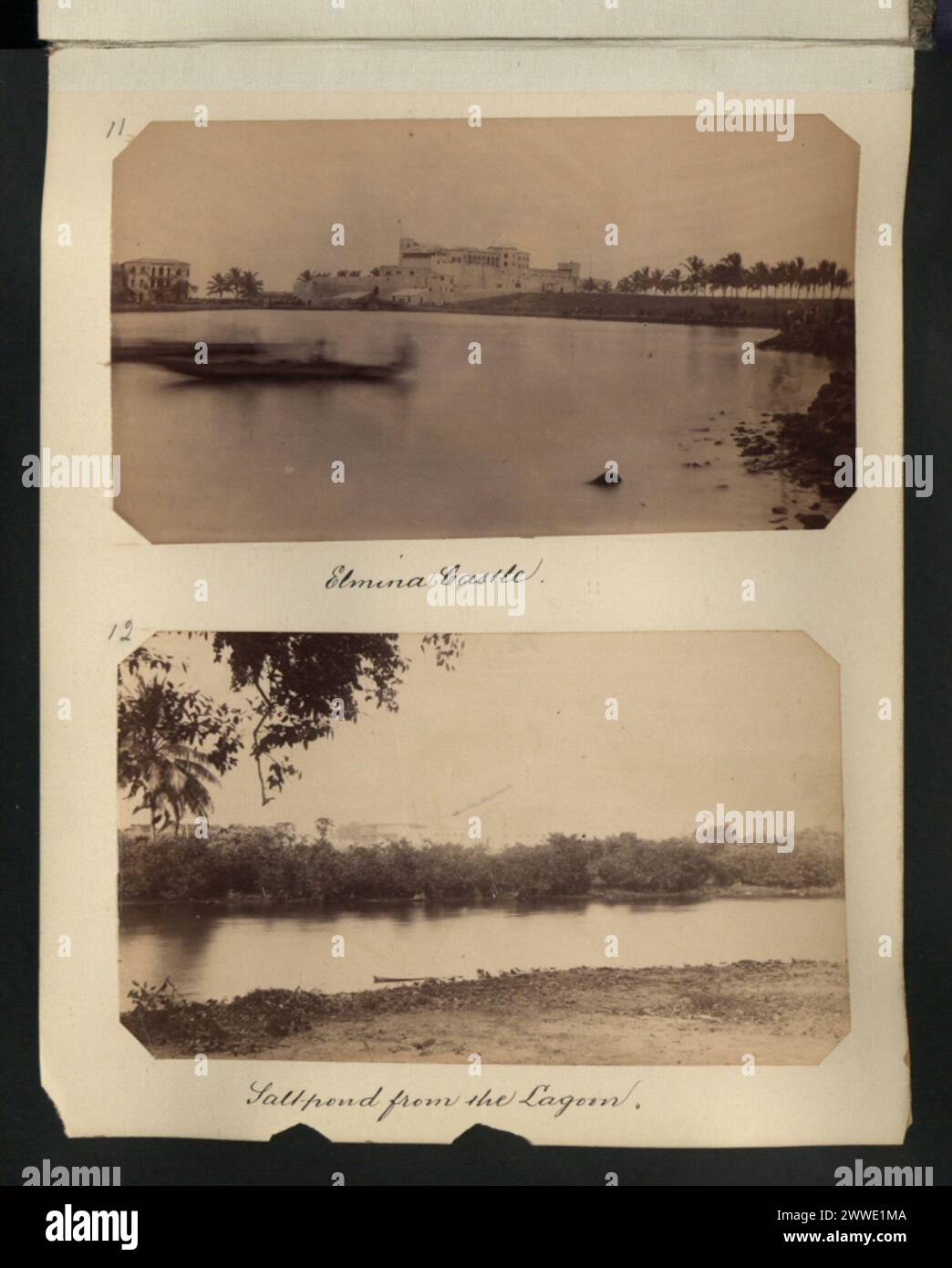 Description: Elmina Castle. Location: Elmina Description: Saltpond from ...