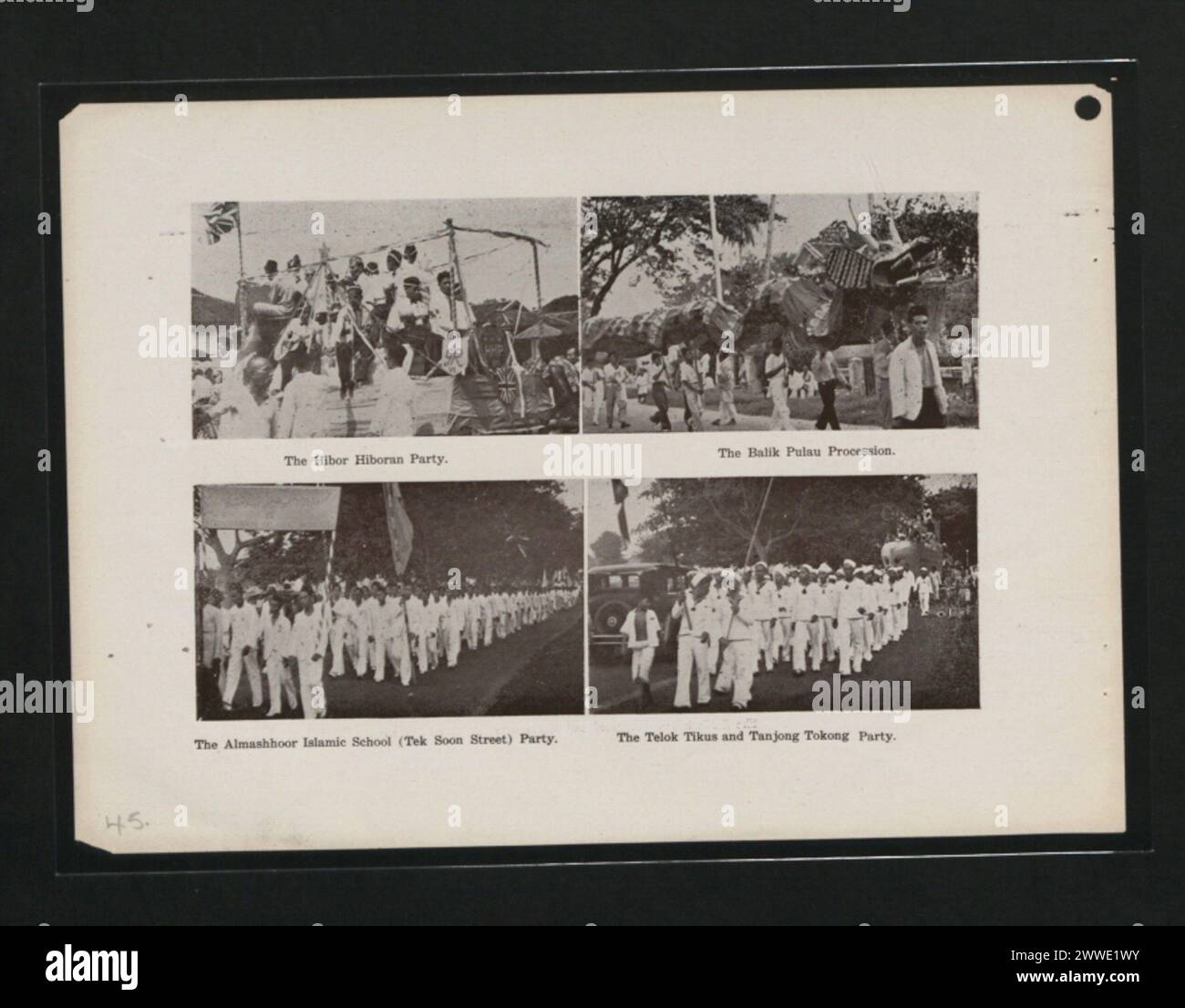 In 1937, Penang, Malaya, hosted multiple parties including the Hibor ...
