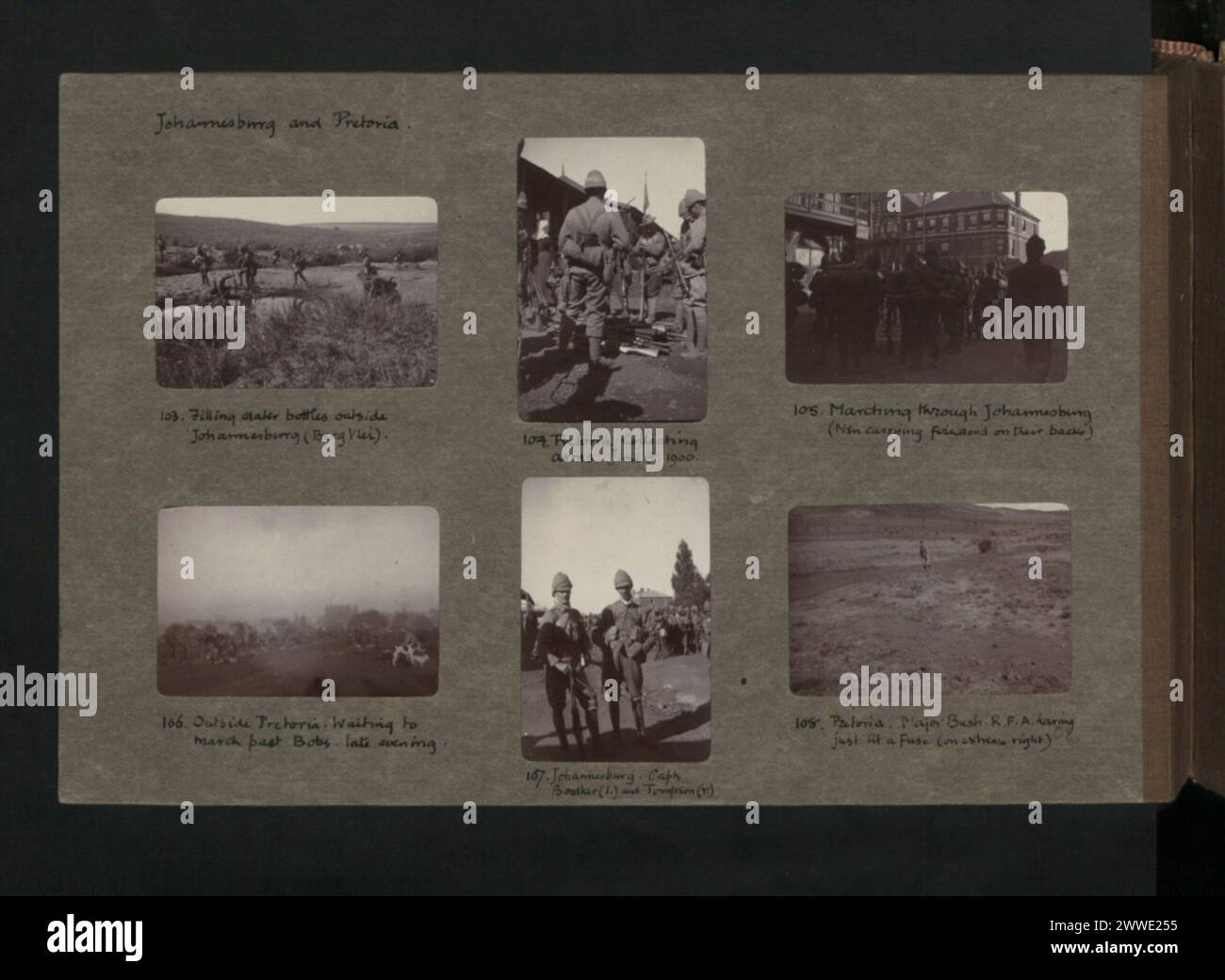 Military and civilian activities in Johannesburg and Pretoria ...