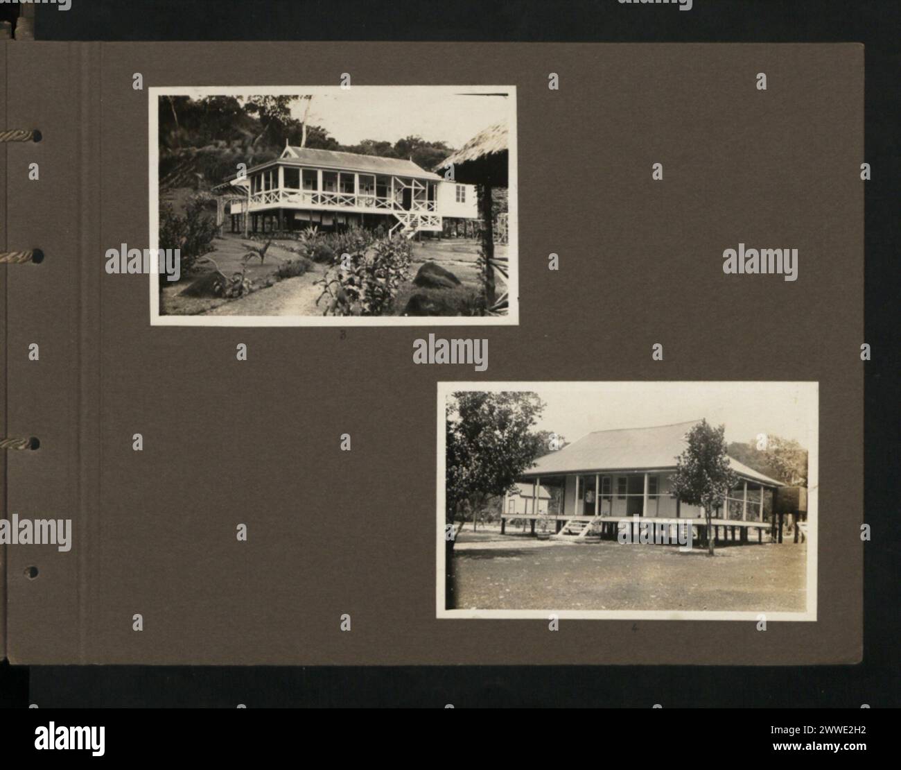 Depicts the District Officer's Residence in Vanikoro, Santa Cruz ...