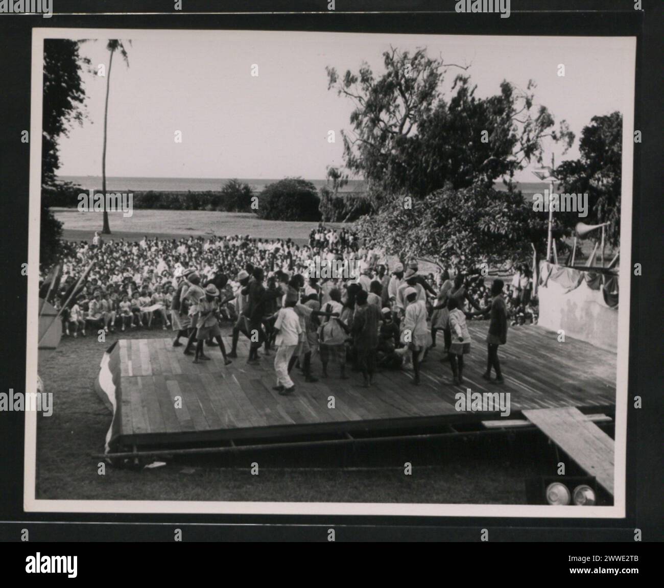 Description: Inter-racial children's pageant. Location: Tanganyika ...