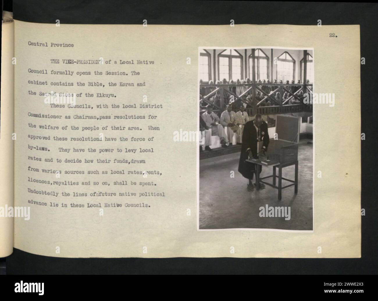 Description: Central Province. The Vice-President of a Local Native ...