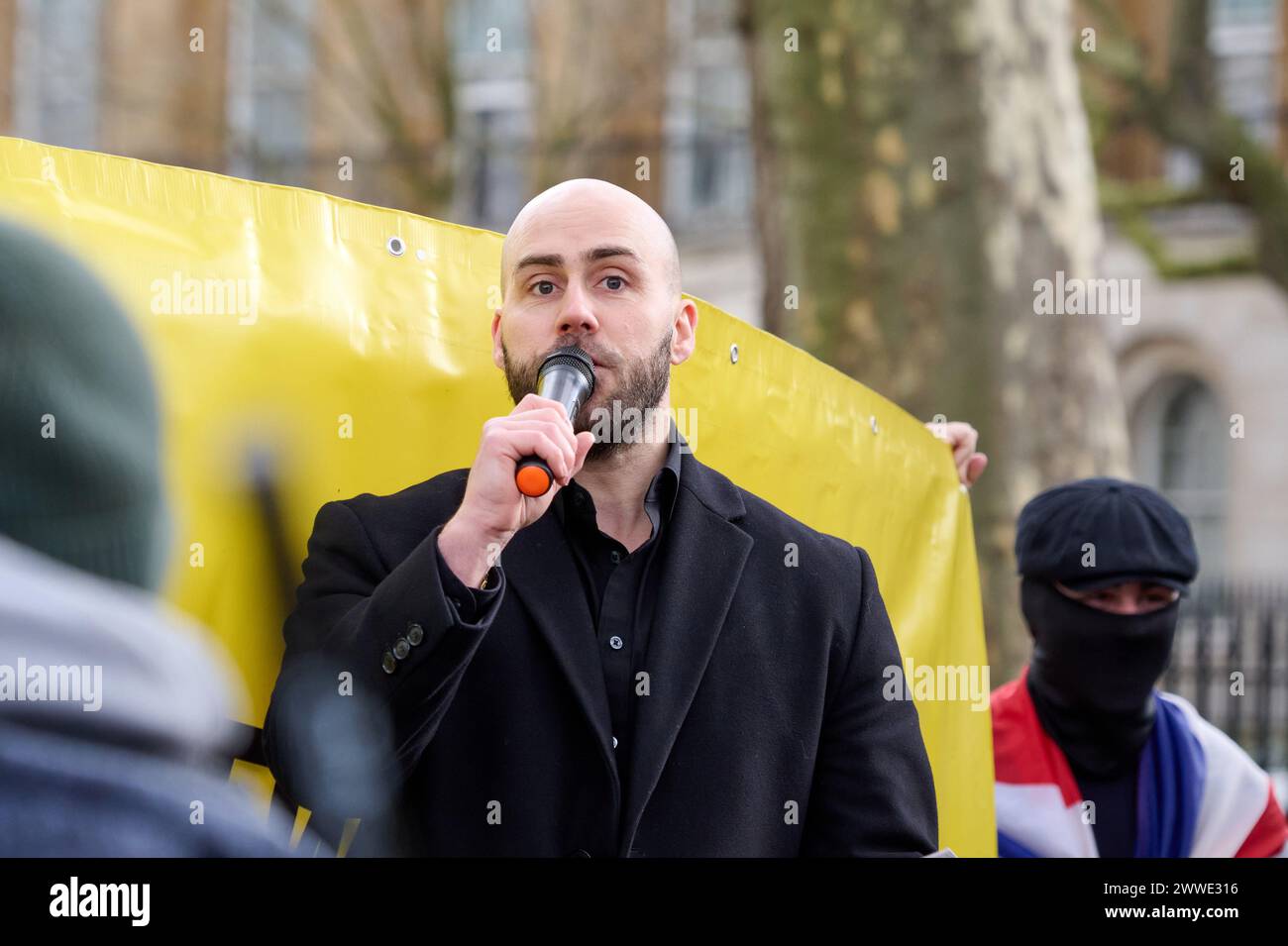 London, England, UK. 23rd Mar, 2024. Turning Point UK's chief ...