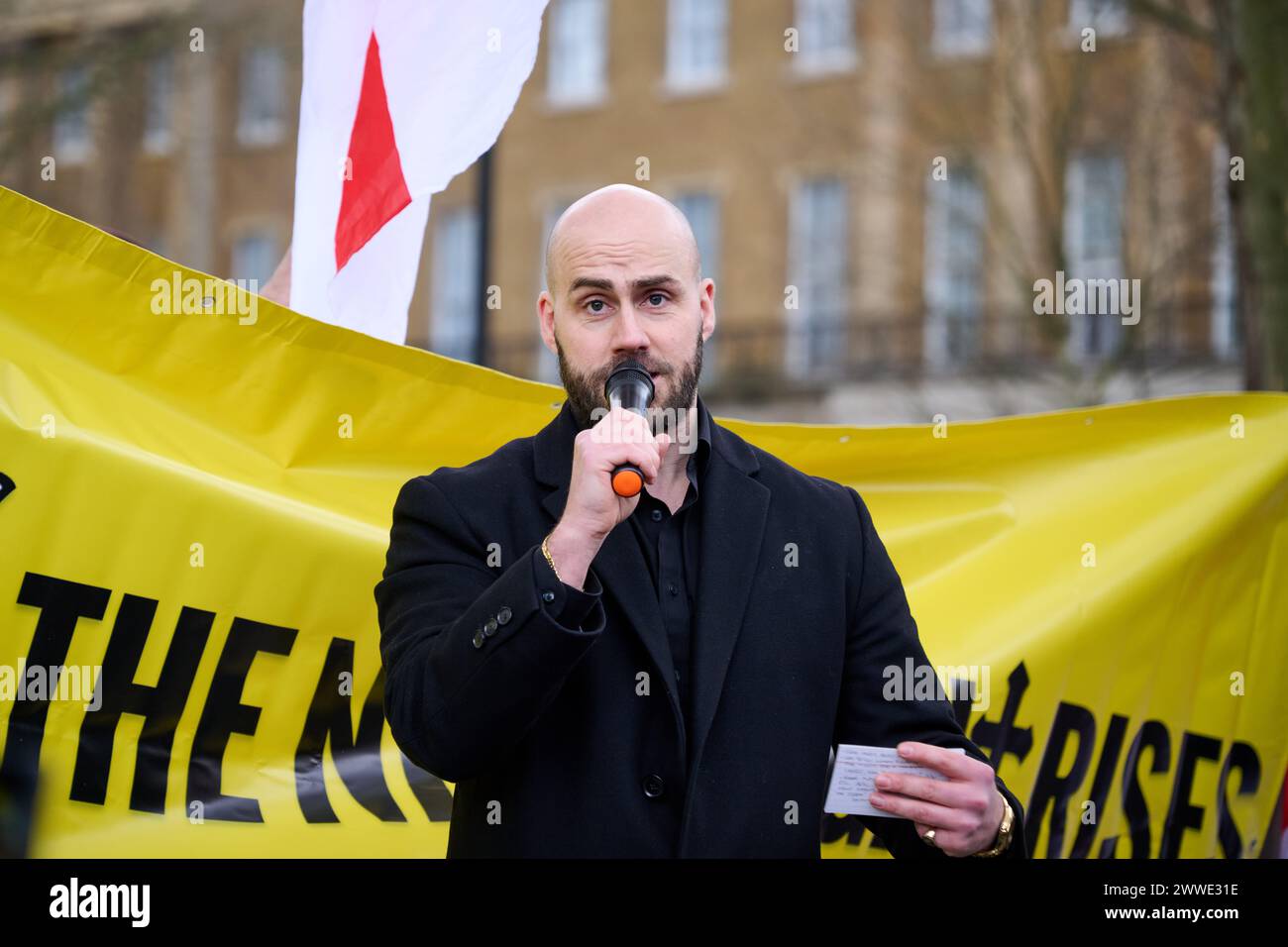 London, England, UK. 23rd Mar, 2024. Turning Point UK's chief ...