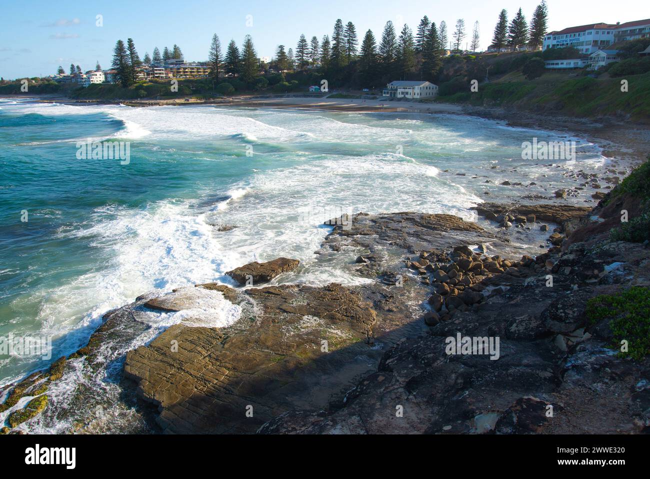 Yamba Beach, Yamba, NSW Australia Stock Photo - Alamy
