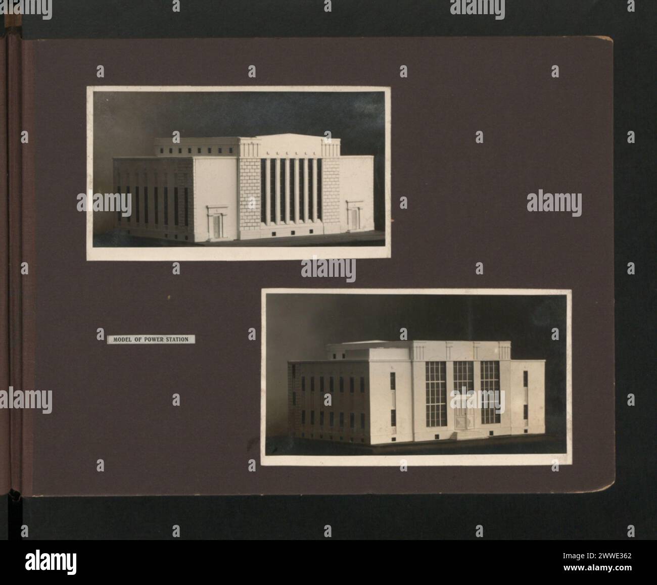 A model of a power station in Jaffa, Palestine, from 1922-1923 ...