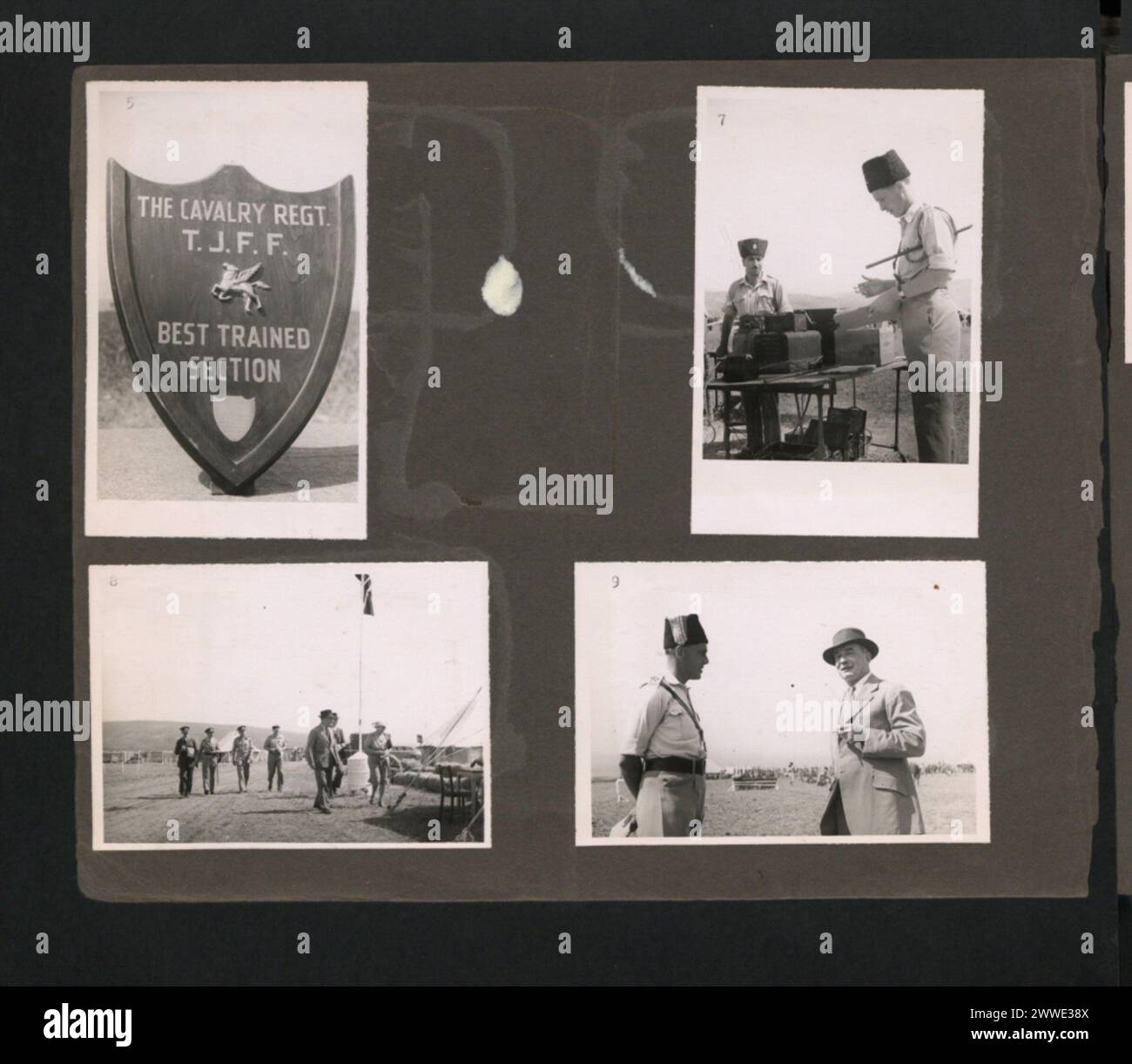 Description: Photographs of the Cavalry Regiment annual sports at Samakh, Palestine Location ...